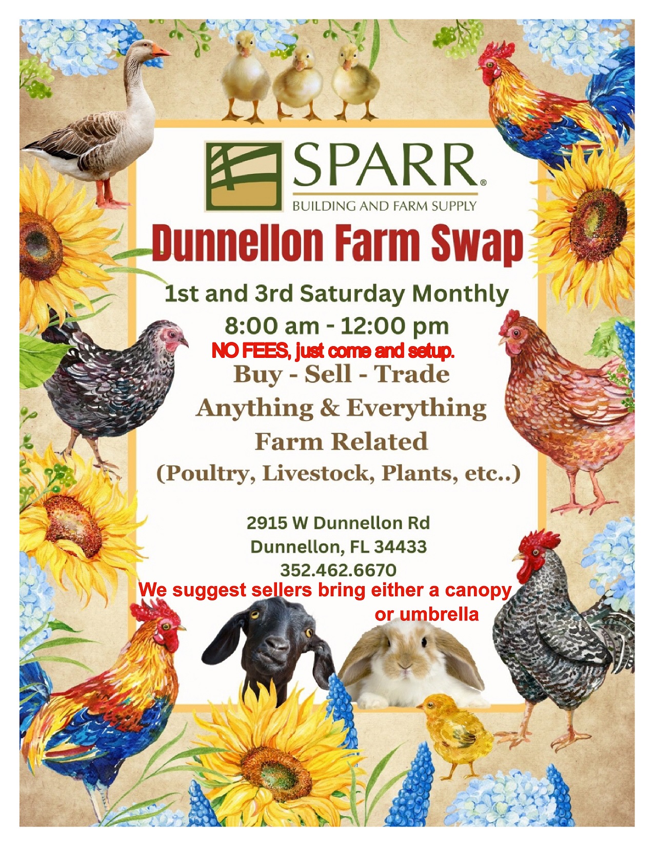 Dunnellon Sparr Building Supply Farm Swap